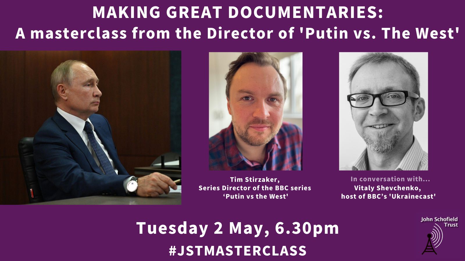 May Masterclass: Making Great Documentaries with the Director of Putin ...
